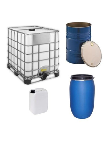 Cubi IBC GRV 1000 litres - Palette PE/Acier - Cuve PEHD neutre